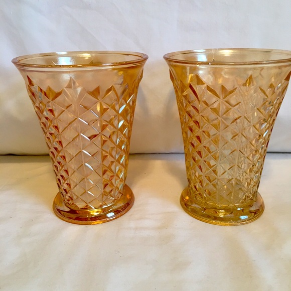 Sowerby | Accents | Beautiful Sowerby Diamond Pinwheel Marigold Vase ...